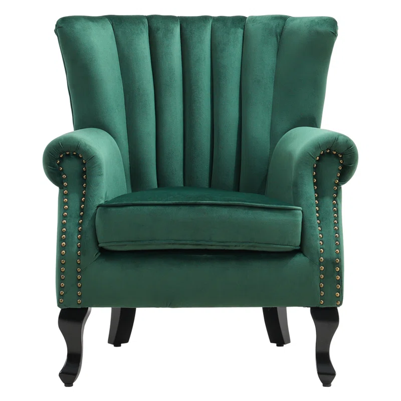 Taimor Wing Back Velvet Armchair | Shop Today. Get it Tomorrow ...