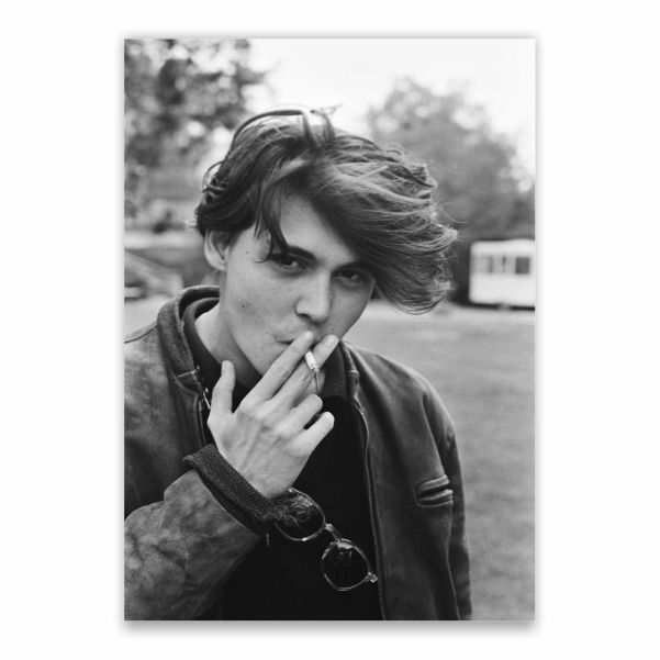 Young Johnny Depp Grey Poster - A1 | Shop Today. Get it Tomorrow ...