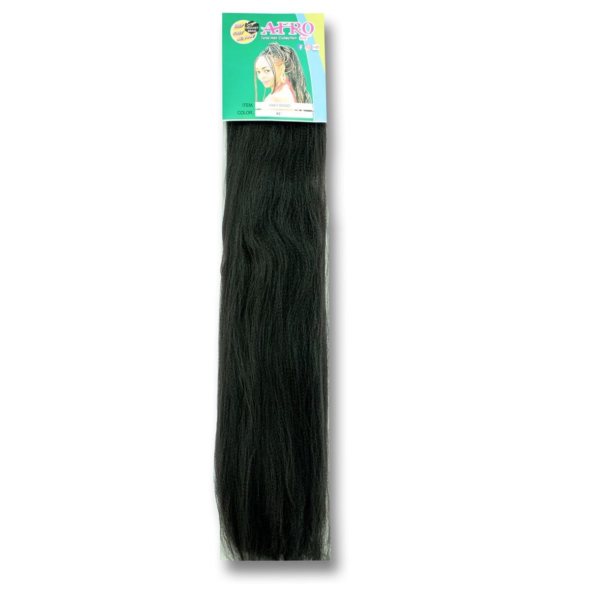 Afrotex - Yaki Braid 24" - One Tone Colour #2 | Shop Today. Get it ...