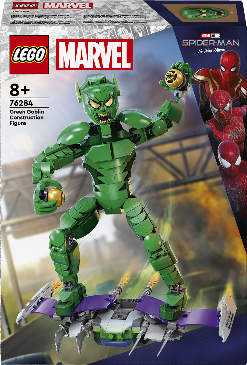 LEGO® Marvel Green Goblin Construction Figure 76284 Building Toy Set ...