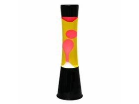 Lava Lamp 40 cm with Black Base, Yellow Liquid and Red Wax | Shop Today ...