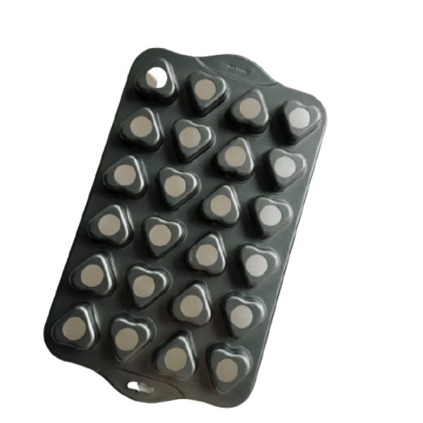 24 Mini Heart Shaped Non-Stick Cheesecake Pan | Shop Today. Get it ...