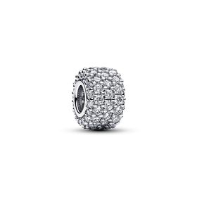 Pandora Sparkling Pav Triple-row Charm Silver. | Shop Today. Get it ...