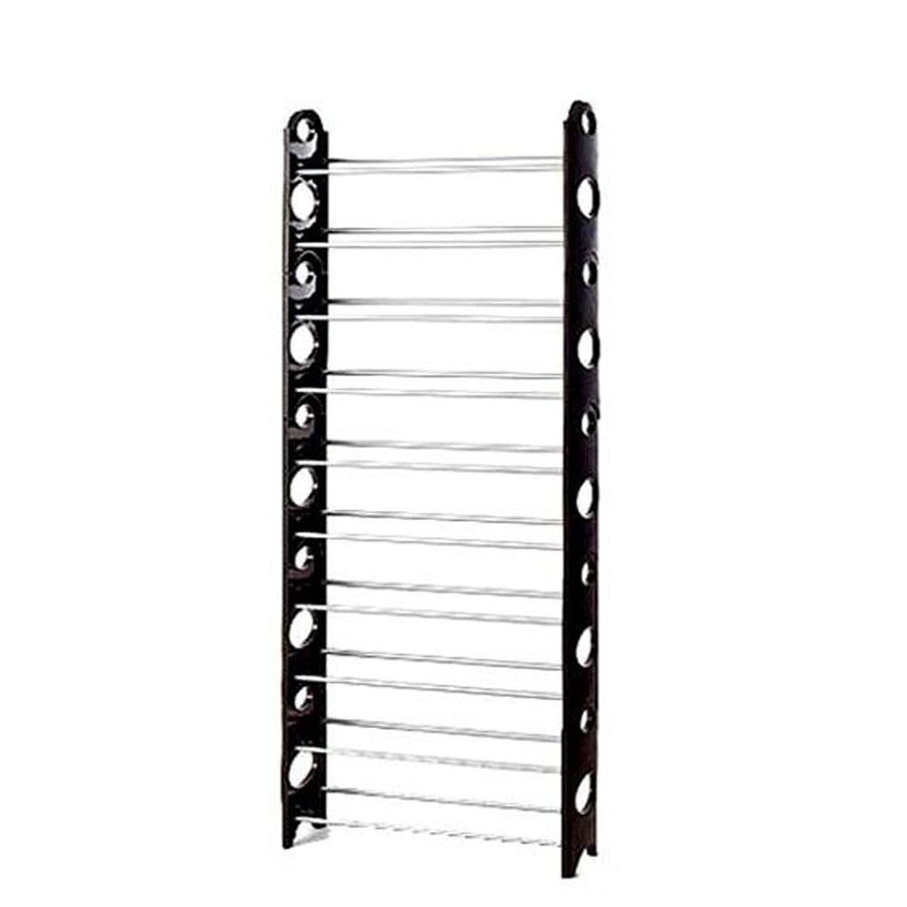 10-Tier Shoe Rack with Circle Design-Black | Shop Today. Get it ...