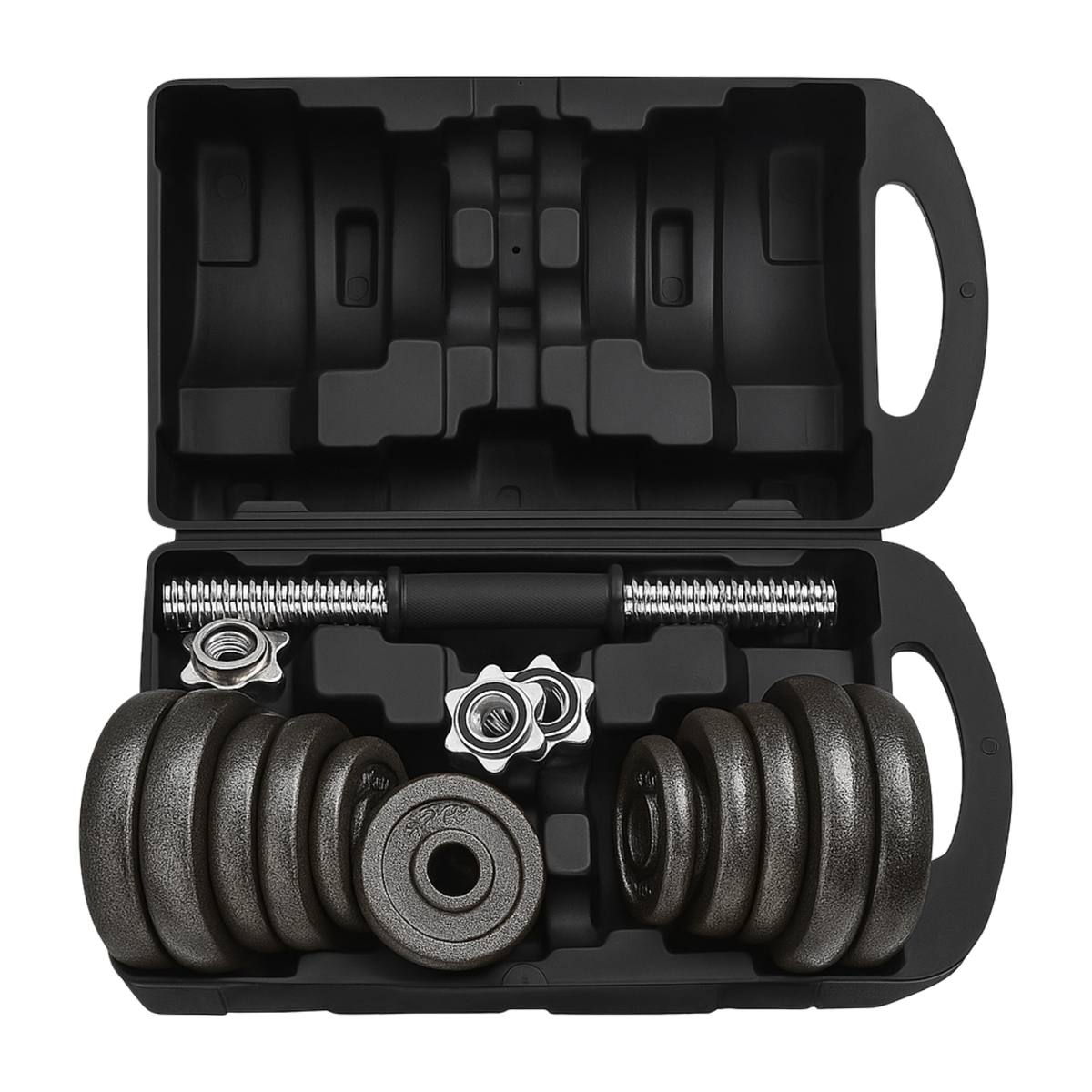 20kg Cast Iron Dumbbell Set - Home Gym, Durable | Shop Today. Get it ...