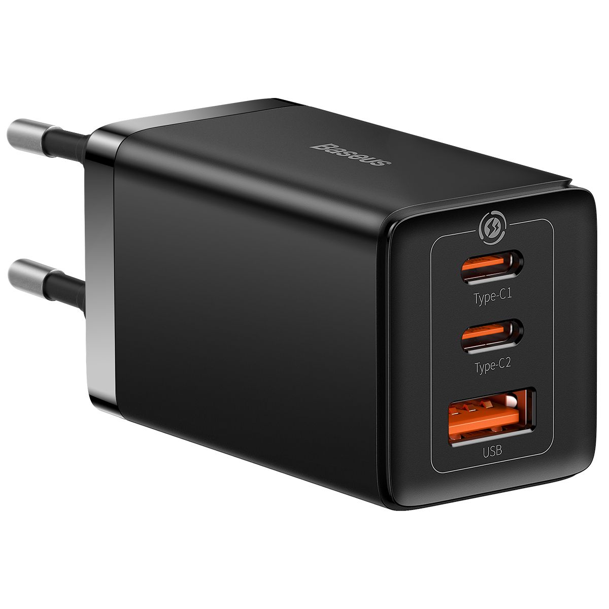 Baseus GaN5 Pro Fast Charger 2C+U 65W EU Adapter - Black | Shop Today ...
