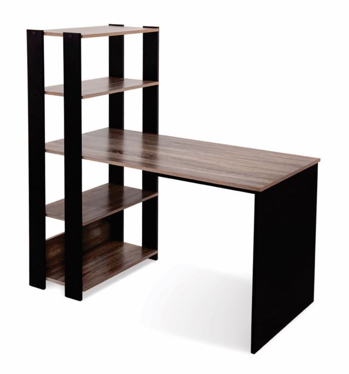 Study Desk Home Office 4 Tier Bookshelf Combo | Shop Today. Get it ...
