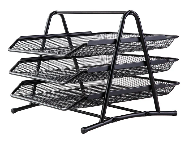 DELI 3 Tier Mesh Steel File Tray - 9181 | Shop Today. Get it Tomorrow ...