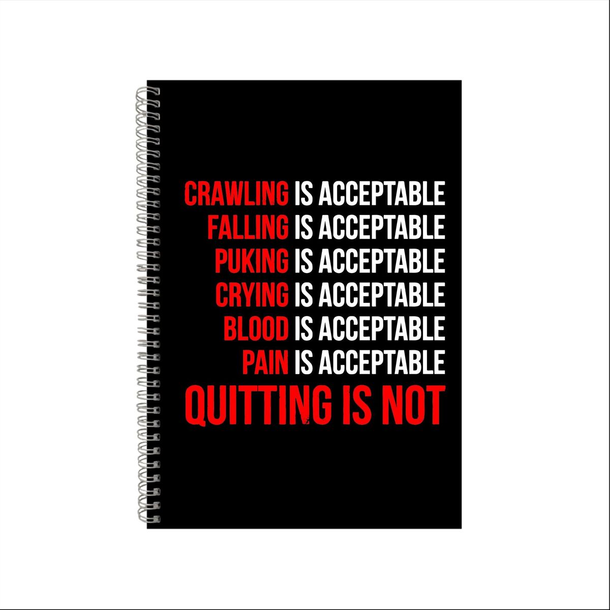 Inspirational Notebook Gift Idea A4 Notepad Pad 68 | Shop Today. Get it ...