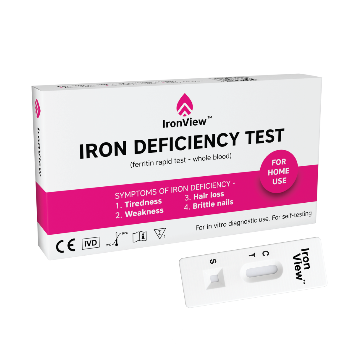 IronView Iron Deficiency Test (1 x Ferritin Test Kit) | Shop Today. Get ...