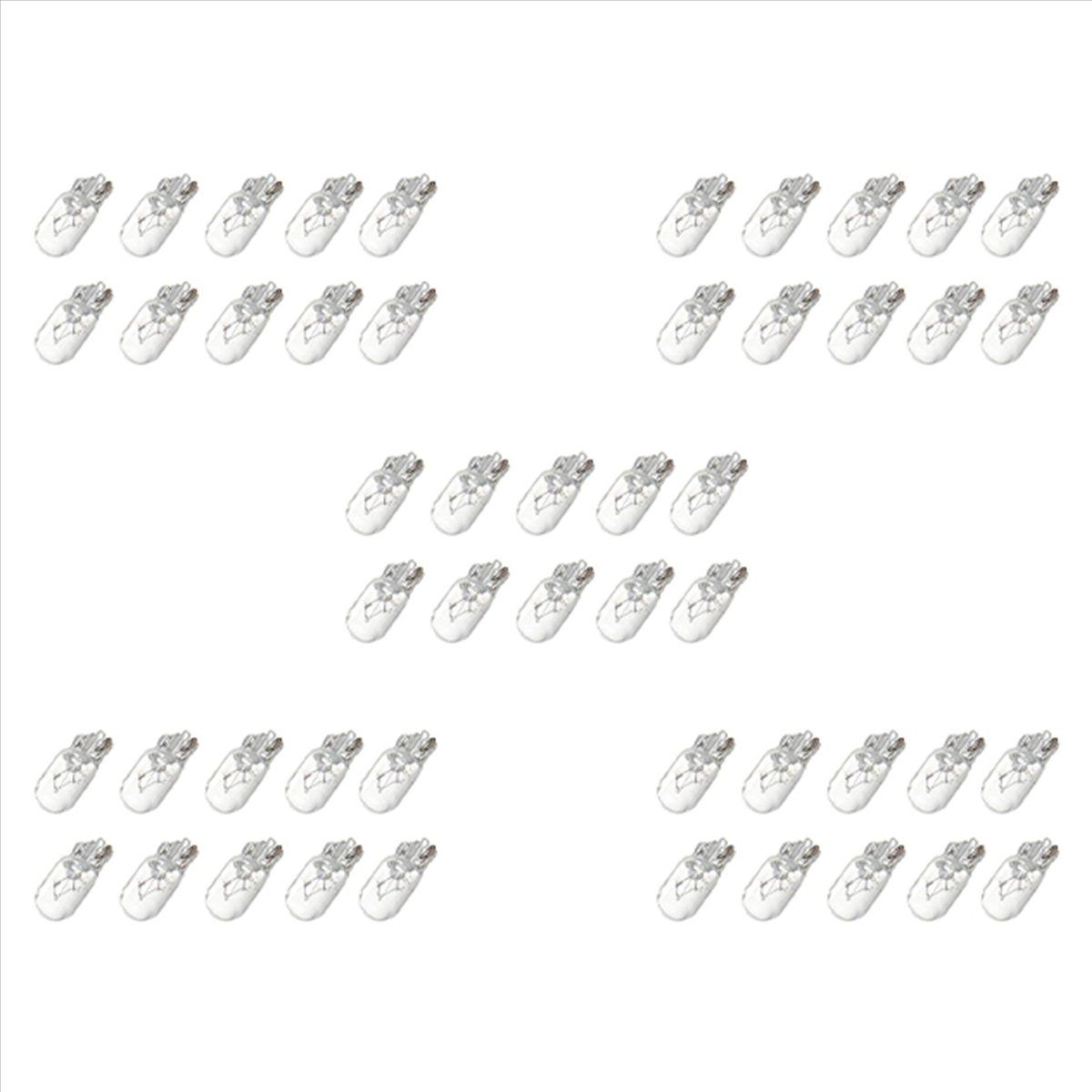 Car T10 12V 5W 168 194 W5W Halogen Light Bulb 10 Pack Warm White | Shop ...