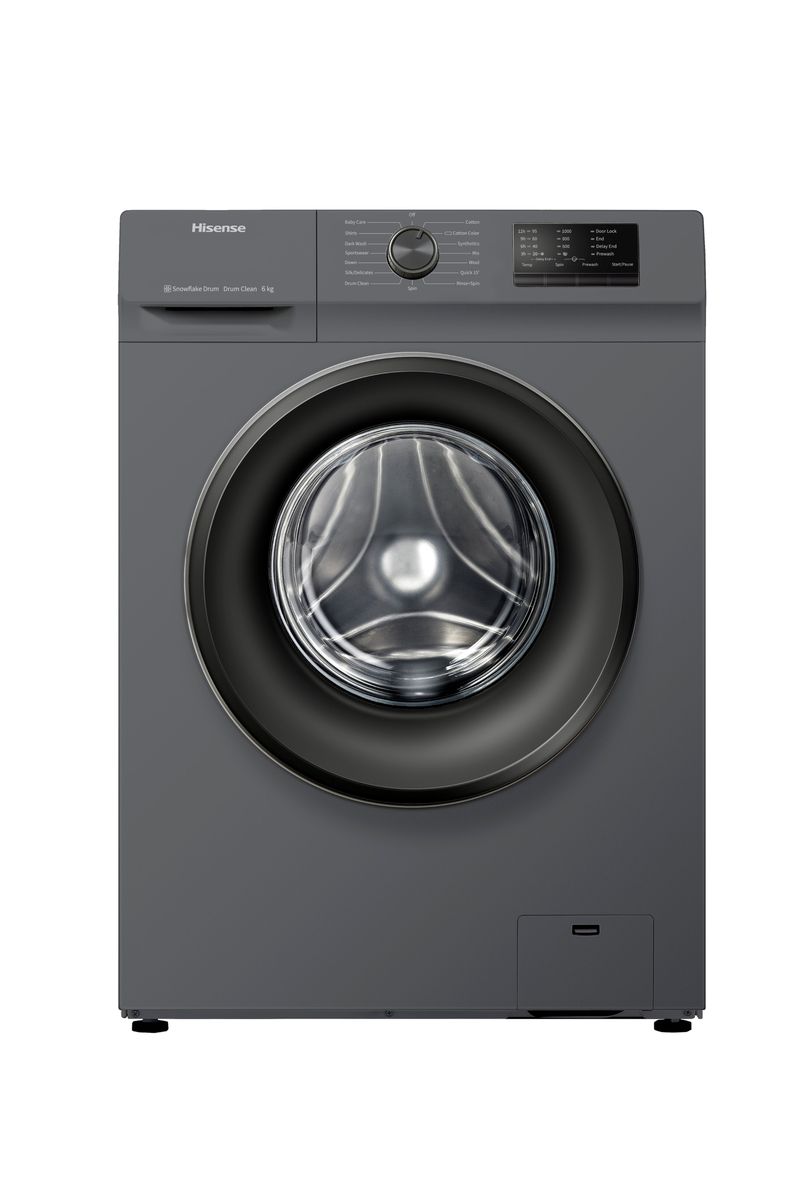 Hisense 6Kg Front Load Washing Machine-Titanium Grey | Shop Today. Get ...