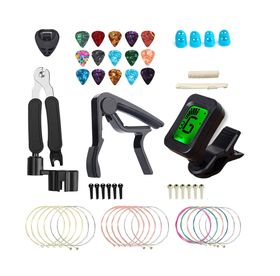 Guitar Accessories Kit with Guitar Tuner Guitar Capo Guitar Picks ...