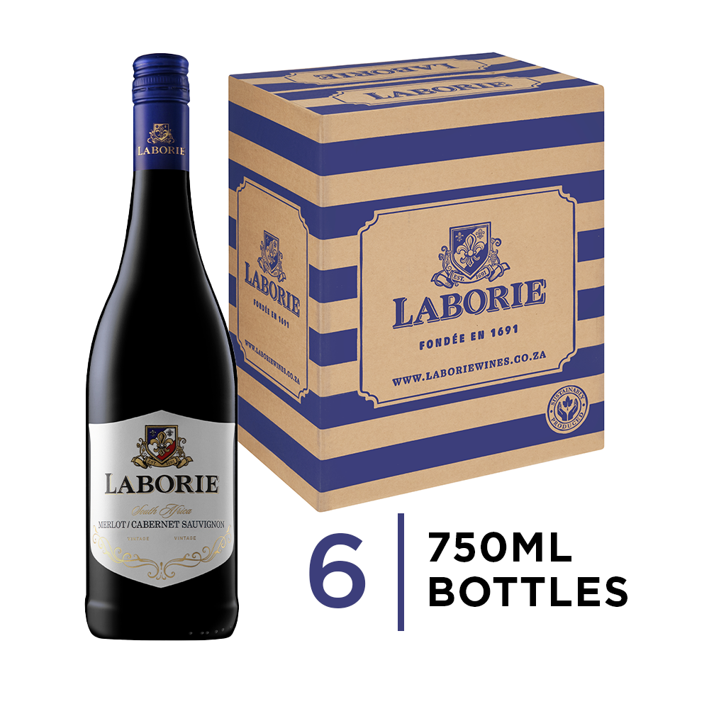 Laborie Merlot/Cabernet Sauvignon Wine 6 x 750ml | Shop Today. Get it ...