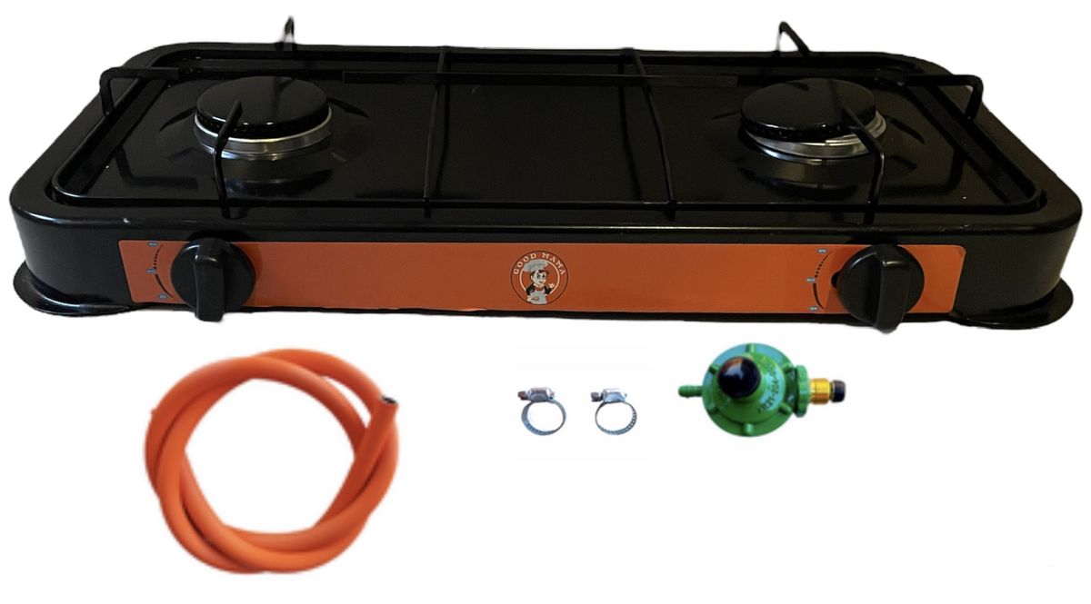 2 Plate Gas Stove - Black Slimline Design | Shop Today. Get it Tomorrow ...