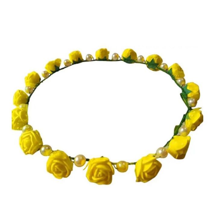 Ten Yellow Head Flower Tiara/Crown | Shop Today. Get it Tomorrow ...
