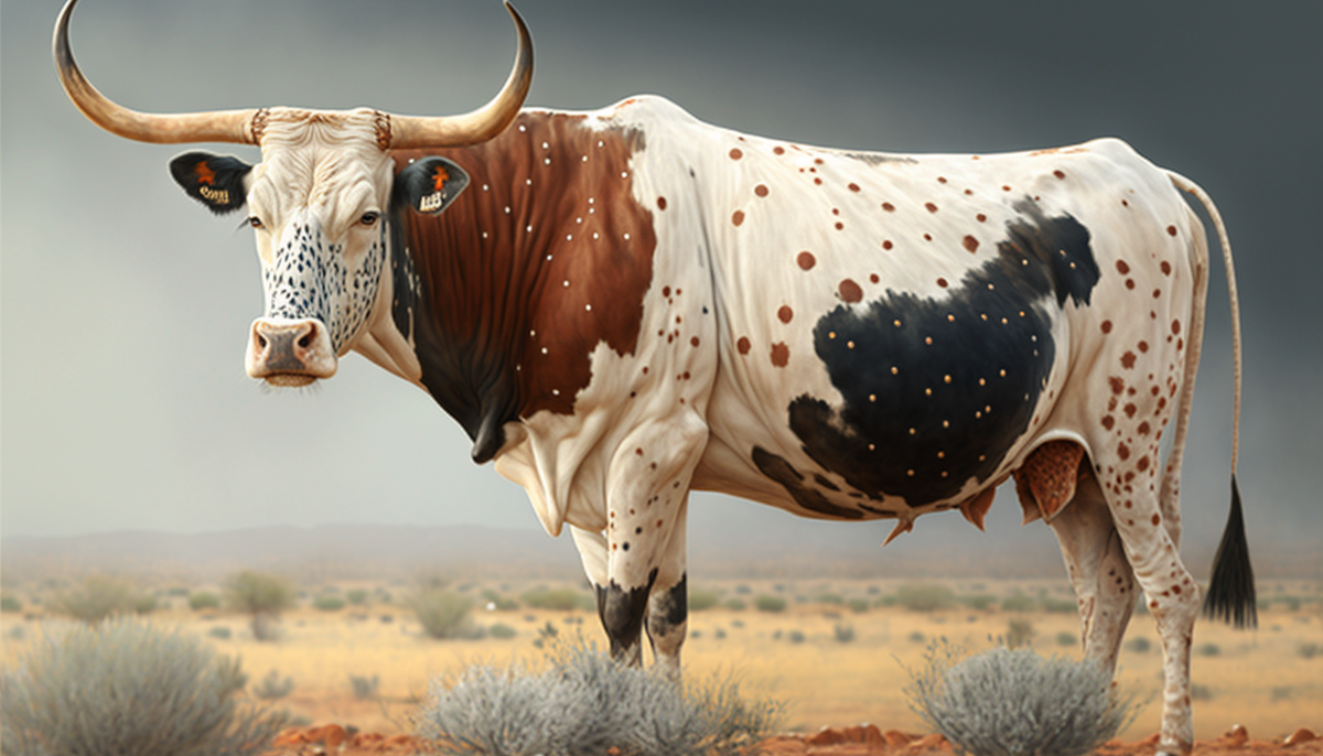 Canvas Wall Art - Fancy Artwork Nguni Bull B1150 | Shop Today. Get it ...