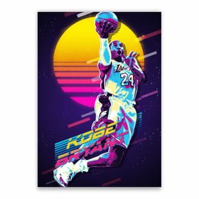 Kobe Bryant Neon Lights Poster - A1 | Shop Today. Get it Tomorrow ...