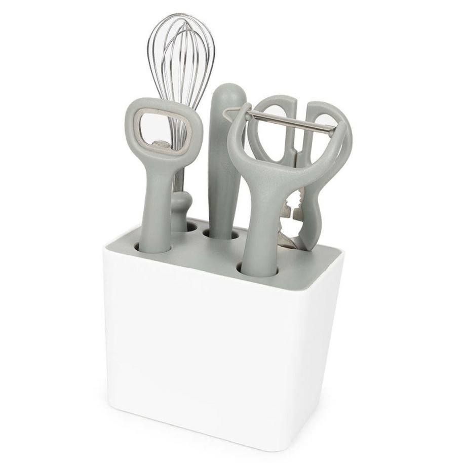 Kitchen Utensil Set - 6 Piece - Grey-White | Shop Today. Get it ...