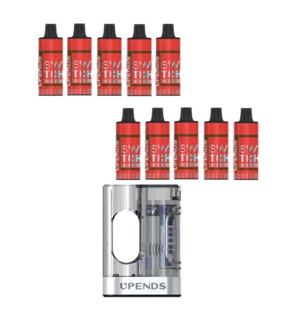 Upends Switch Disposable Vape Pods 50mg with Battery - Cherry Cola x 10 ...