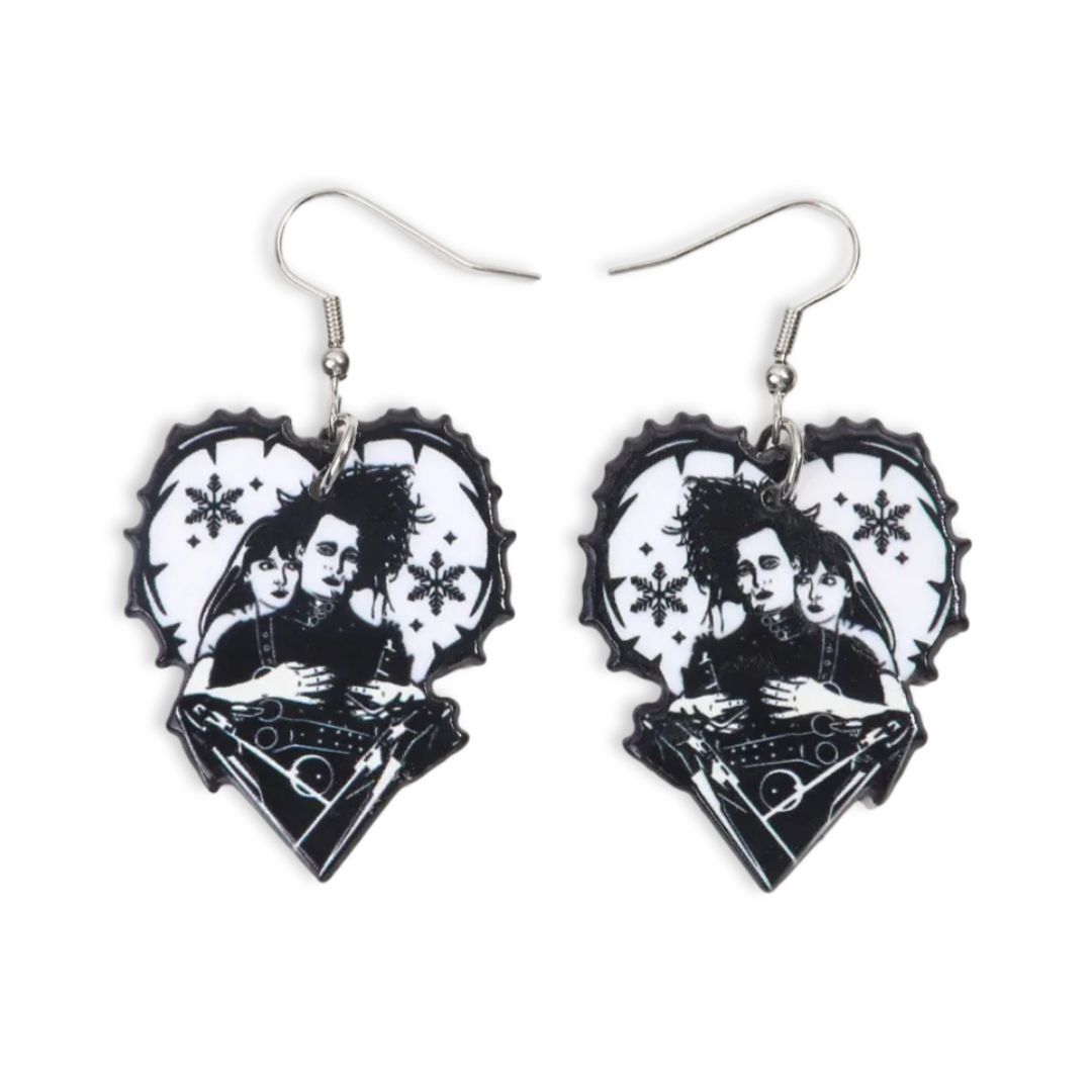 Goth/Punk/Emo Tim Burton's Edward Scissorhands Earring Pair - Gift Idea ...