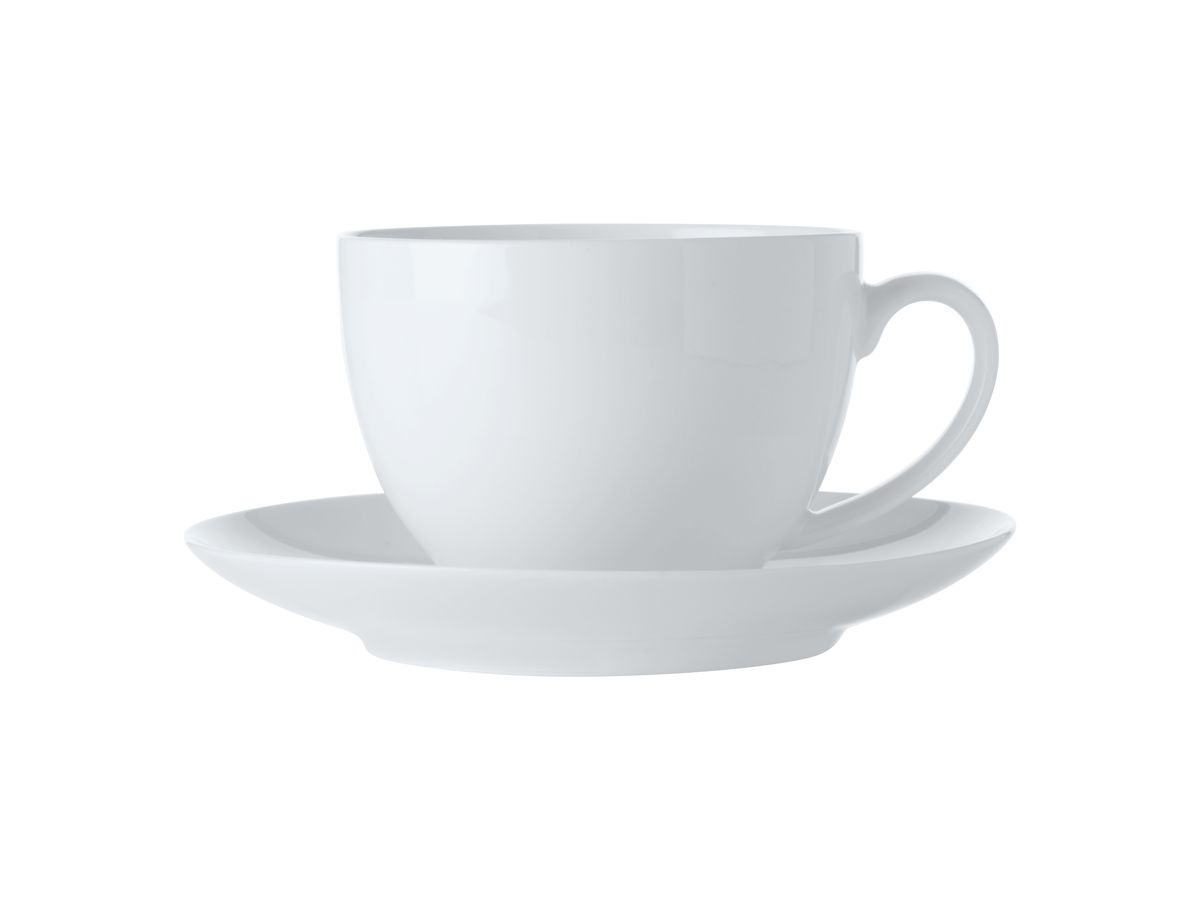 Maxwell and Williams White Basics Cup and Saucer 280ml -Set of 4 | Shop ...