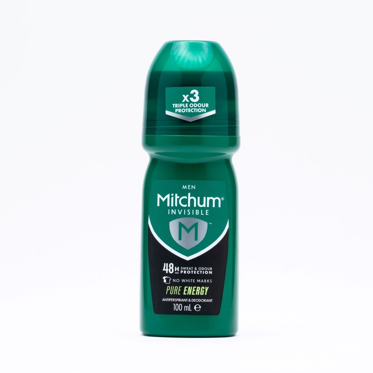 Mitchum Men Invisible Antiperspirant Deodorant Roll On Pure Energy