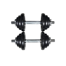 Metal 20kg Cast Iron Weight Set with a Carry Case - Black | Shop Today ...
