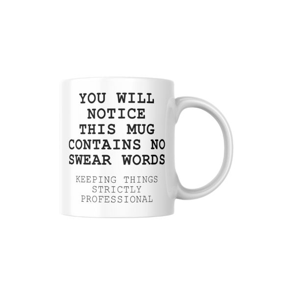No Swear Words Coffee Mug | Shop Today. Get it Tomorrow! | takealot.com