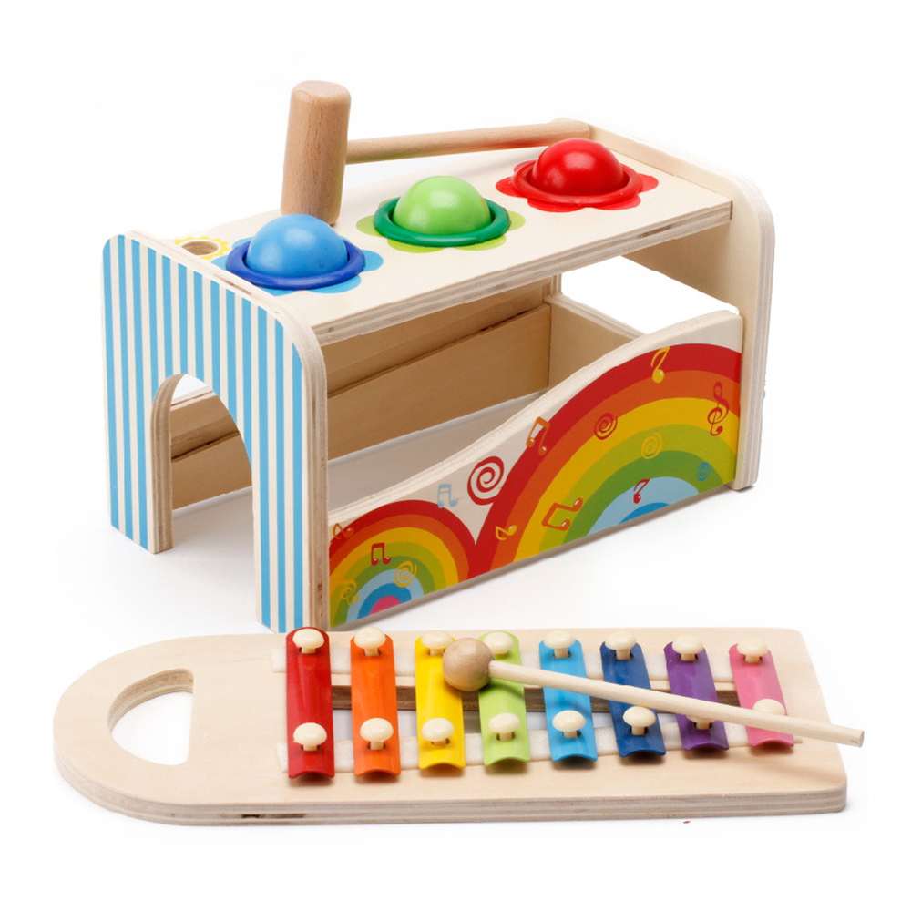TopikaKids - Pound and Tap Bench with Slide Out Xylophone Musical Toy ...