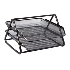 Mix Box Desktop Wire Mesh File Organizer Tray- 2 Tier | Shop Today. Get ...