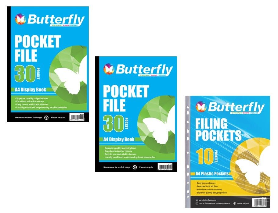 Pocket Display File (30) & Filing Pockets (10) Bundle | Shop Today. Get ...