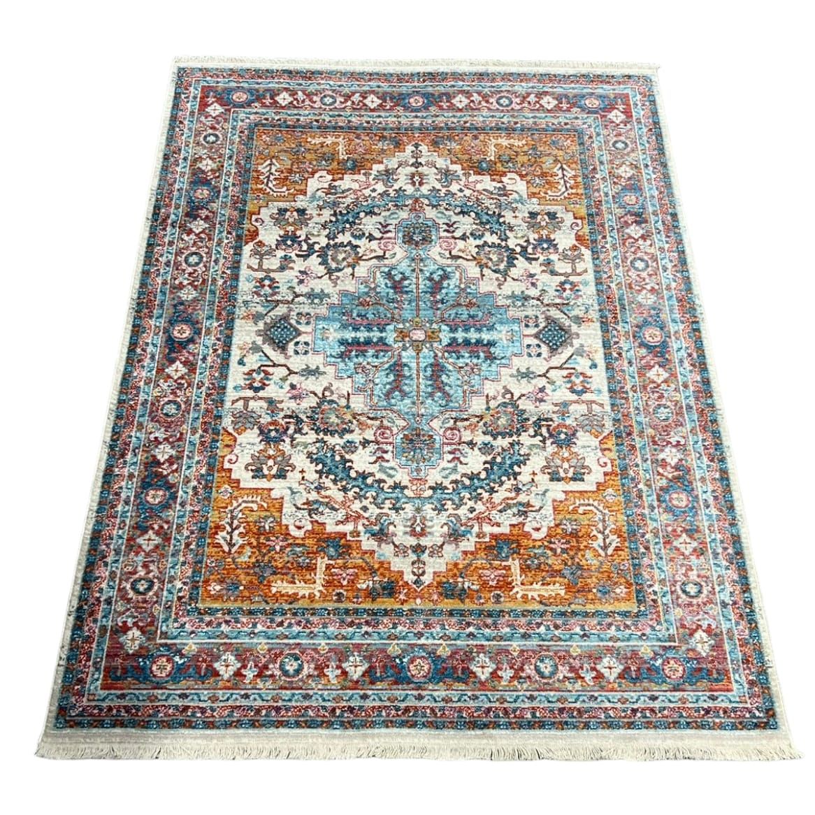 Colorful Geometric Machinde Made Rug - Carpet - 160 x 120cm | Shop ...
