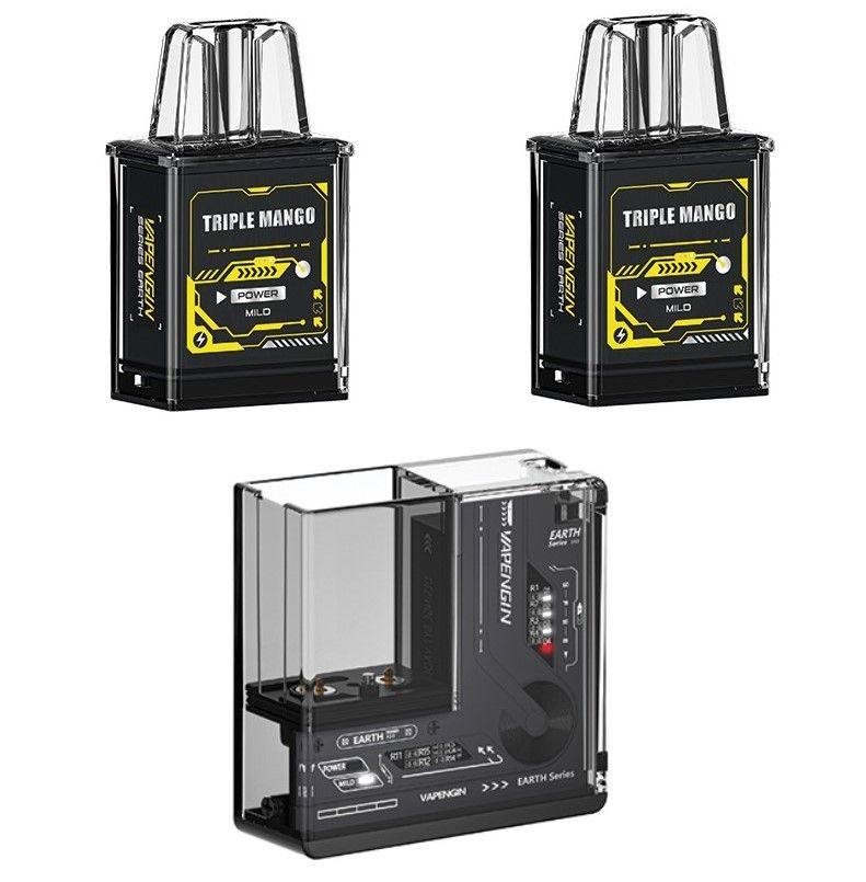 Vapengin Earth Replacement Pods x 2 & Battery - Triple Mango - 50mg ...