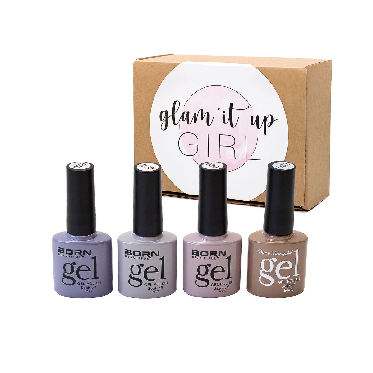 Glam It Up Girl/UV/LED Gel Nail Polish - Shades of Grey | Shop Today ...