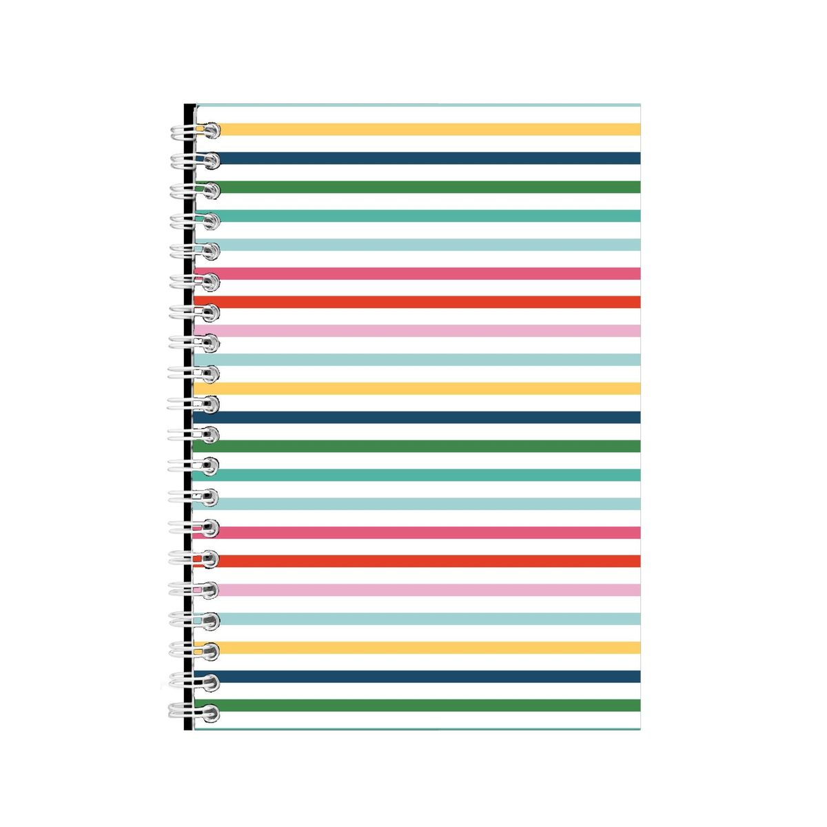 Stripes A5 Notebook Spiral and Lined Back To School Graphic Notepad ...