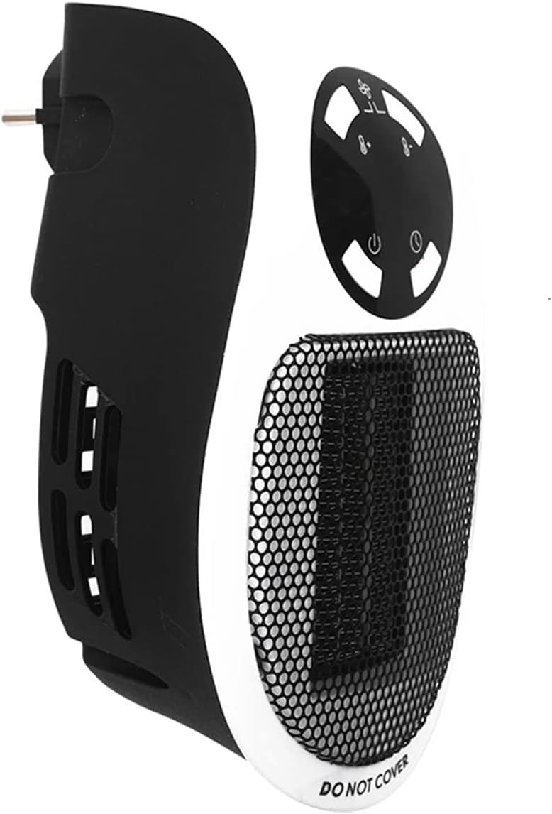 500W Plug In Small Wall Heater Quiet And Fast Heating | Shop Today. Get ...