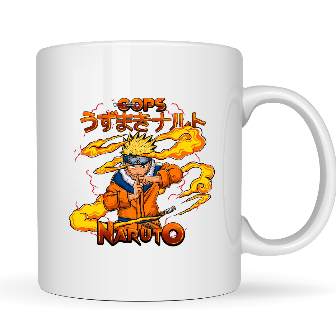 White Ceramic Mug 350ml - Naruto | Shop Today. Get it Tomorrow ...