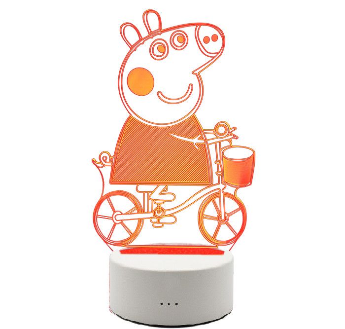 3D LED: Peppa Pig Optical Illusion Lamps Light | Shop Today. Get it ...
