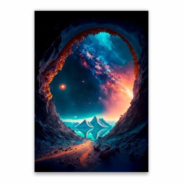 Blue Landscape Universe Poster - A1 | Shop Today. Get it Tomorrow ...