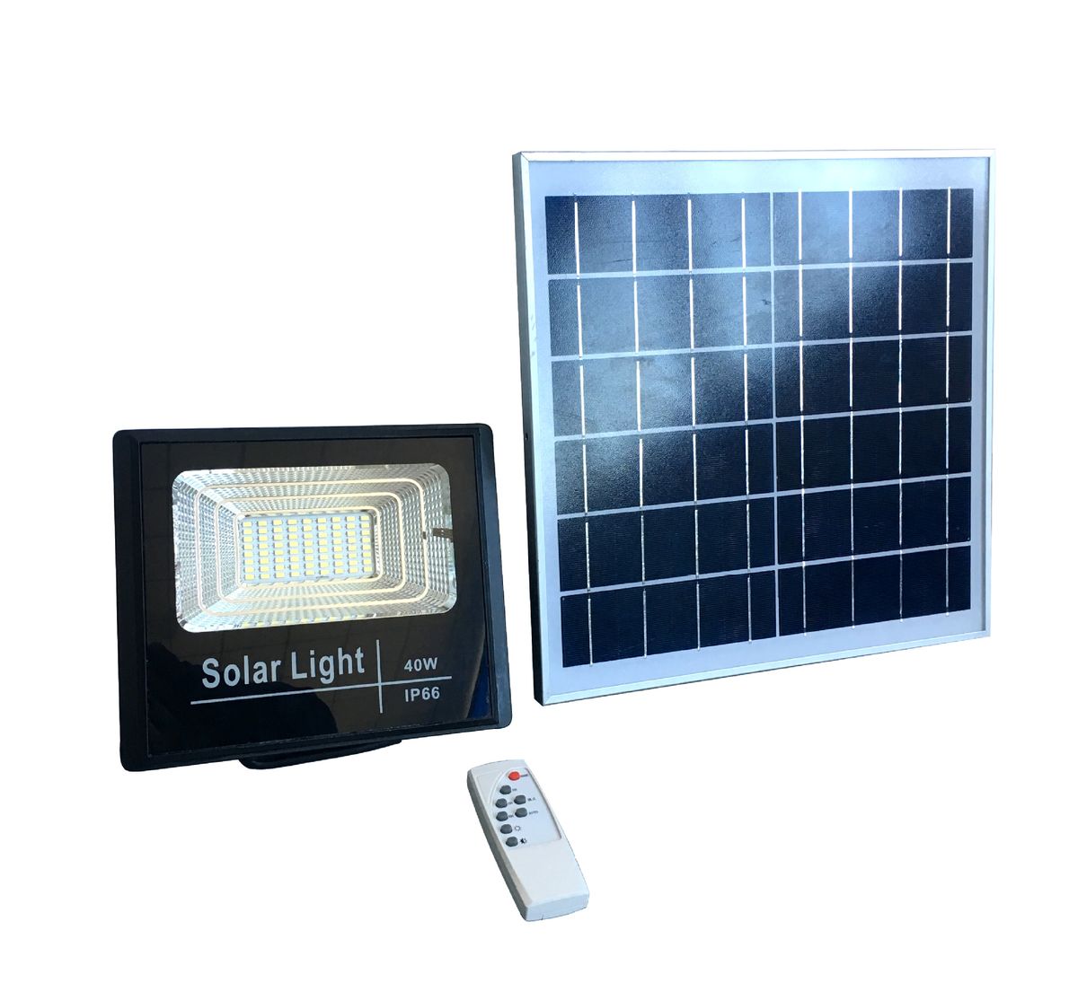 40 W LED Solar Flood Light With Panel and Remote | Shop Today. Get it ...