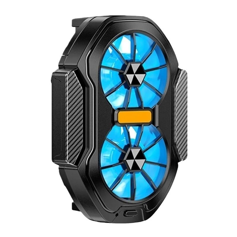 Dual-Fan Phone Cooler Compatible with iPhone/Samsung/Xiaomi/Huawei ...