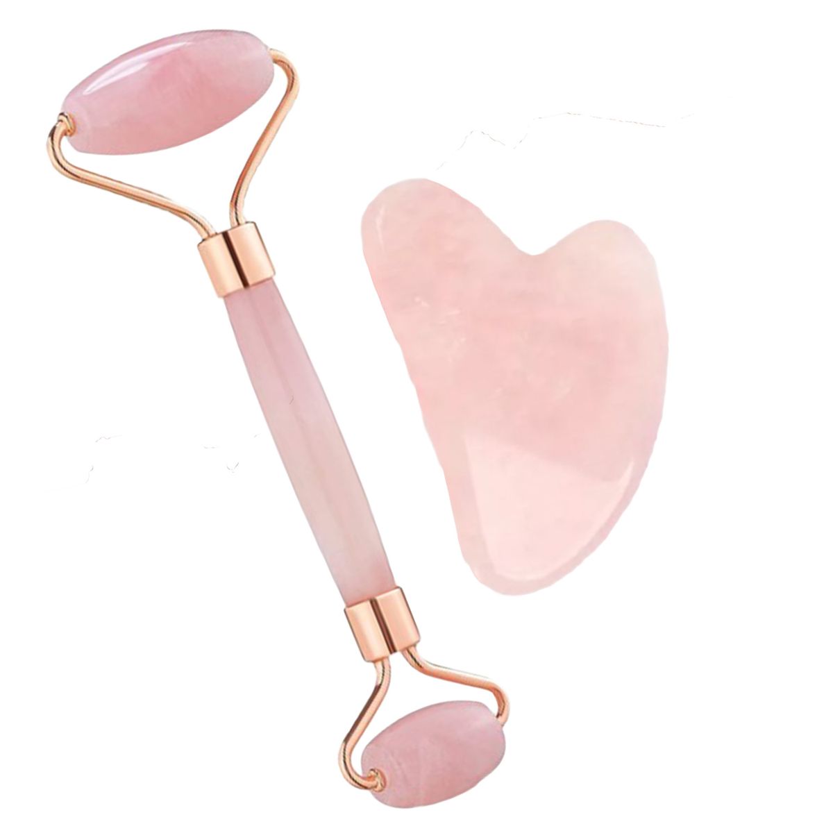 Rose Quart Beauty Roller And Quasha Set | Shop Today. Get it Tomorrow! | takealot.com