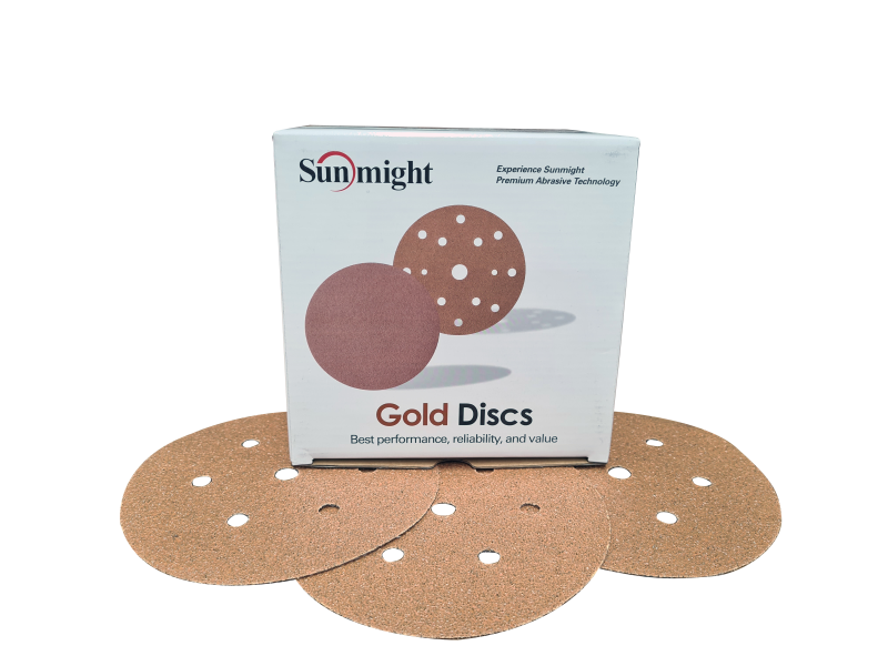 Sunmight Hook and Loop Gold Discs 150mm (800) - 100p/P | Shop Today ...
