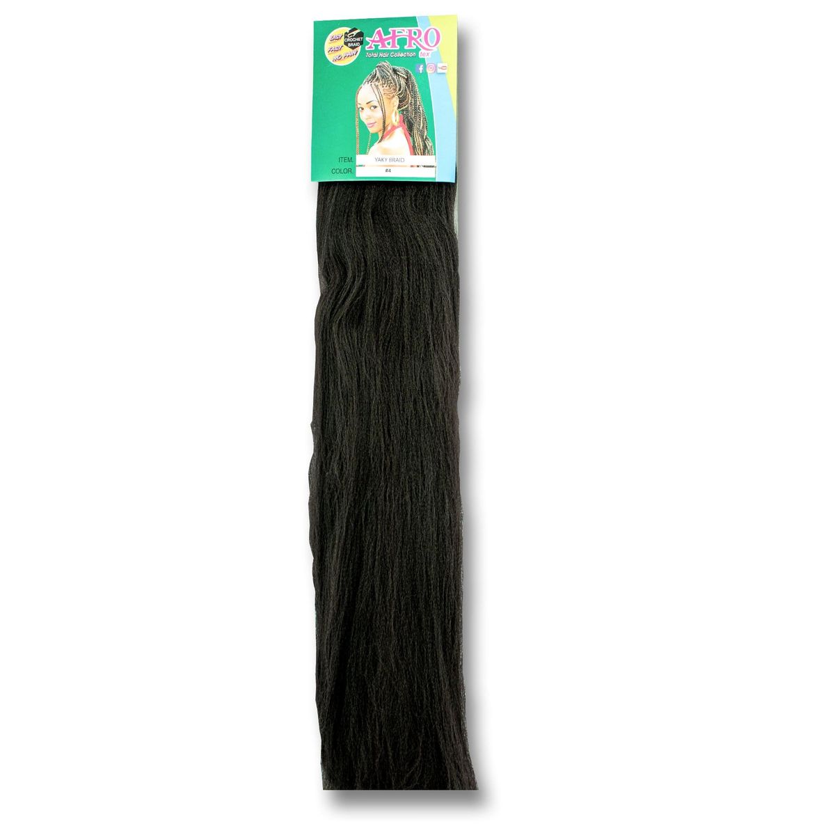 Afrotex - Yaki Braid 24" - One Tone Colour #4 | Shop Today. Get it ...