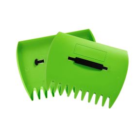 2 Piece Leaf Scoops Hand Rakes Large Leaf Grabber Claws for Leaves ...
