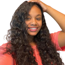 VSP Wear & Go Deep Curly Wig 22inch-13x4 No Glue Full Frontal Brazilian ...