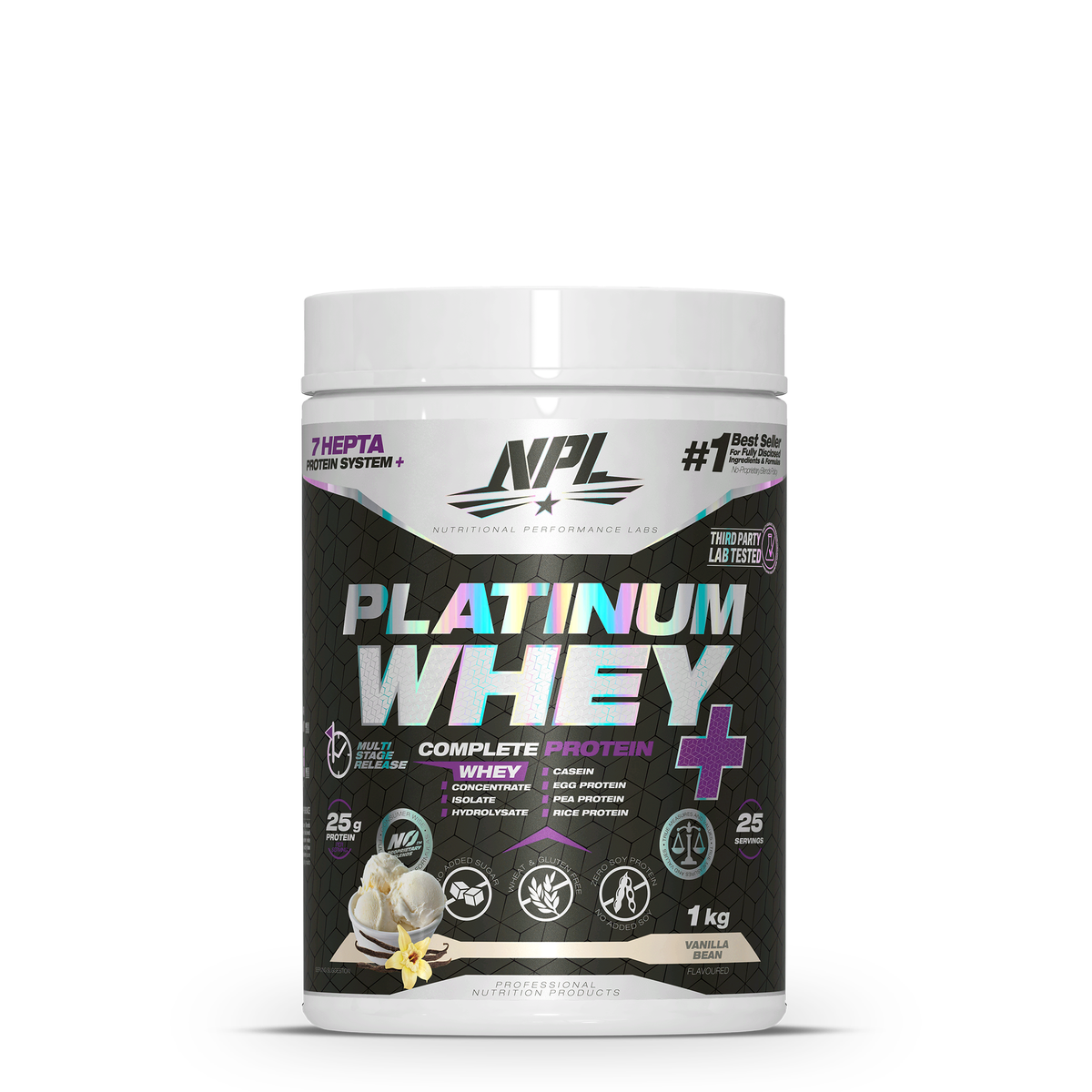 NPL Platinum Whey + Vanilla Bean 1kg | Shop Today. Get it Tomorrow ...