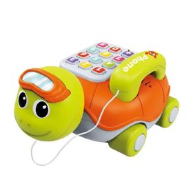 Interactive Baby Turtle Toy with Phone, Piano Music & Lights | Shop ...