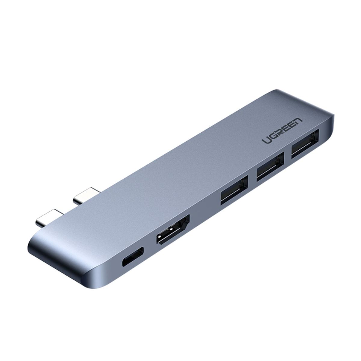 UGreen 5 In 2 Multifuntion USB-C Hub For MacBook Pro/Air - Grey | Shop Today. Get it Tomorrow ...